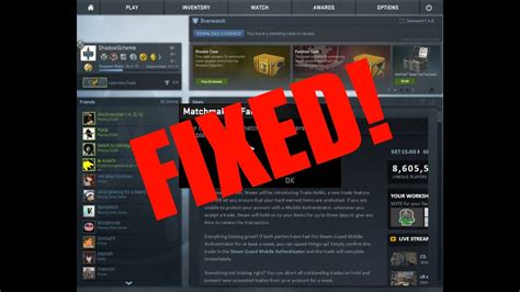 CS GO FIXED Cannot Connect To Match Making Servers Server Is Not Reliable YouTube