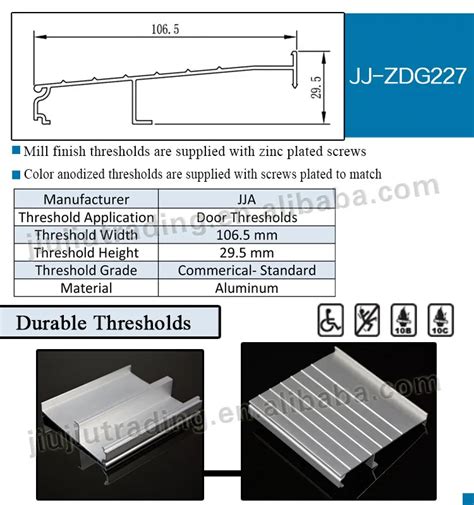 Extrusion Profile T Aluminum Door Threshold Buy Aluminum Door Threshold Extrusion