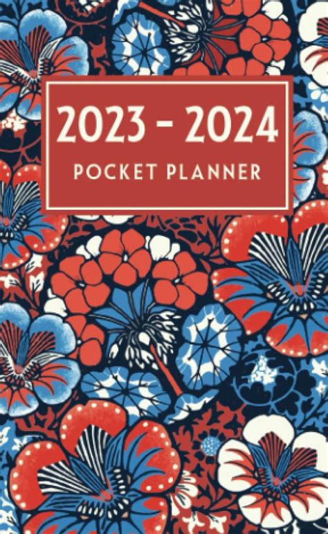 2023 2024 Pocket Planner 2 Year Pocket Calendar 2023 2024 Monthly