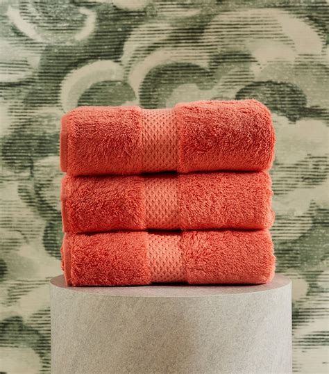 Yves Delorme Étoile Corallin Hand Towel 55cm X 100cm Harrods Us