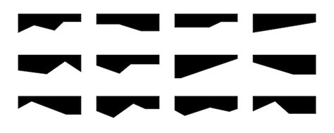 Premium Vector Set Of Separator Header For Website And App