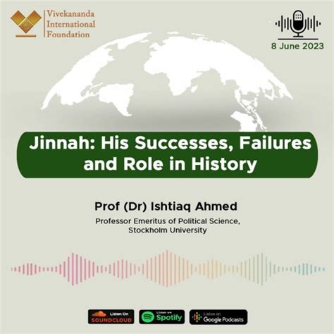 Stream Jinnah His Successes Failures And Role In History Prof Dr Ishtiaq Ahmed By