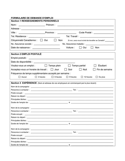 Fiche De Renseignement Employé