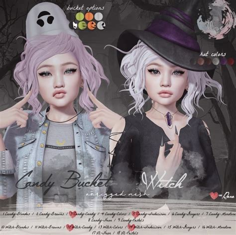 Second Life Marketplace 3doe Candy Bucket Candy Rare