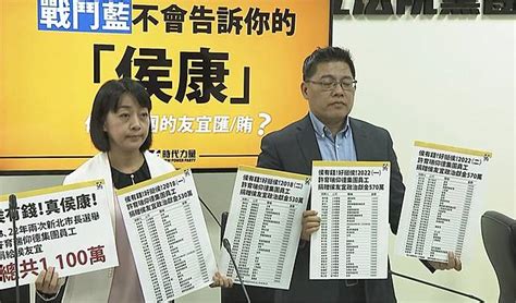 時力爆料 仰德集團高層特定時間捐款給侯友宜 民視新聞網 Line Today