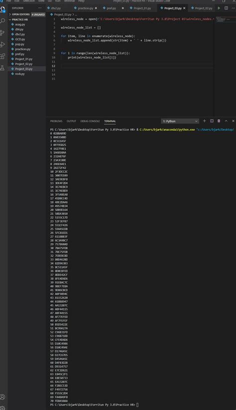 Python Trying To Print All My Items In A List To Rows And Columns