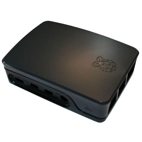 boîtier officiel raspberry pi 4 noir mchobby vente de raspberry