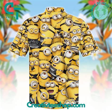 Despicable 4 Minions Hawaiian Shirt Creativteeshop