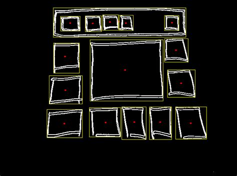 Python Finding Properties Of Sloppy Hand Drawn Rectangles Stack Overflow