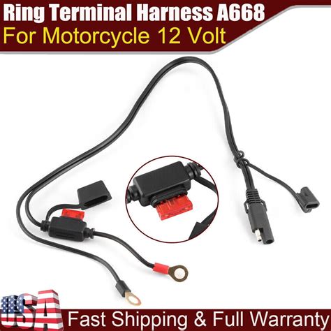 Battery Cable Tender Terminal Ring Sae Connector Harness Charger Extension Cord Walmart