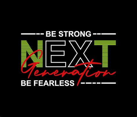 Premium Vector Next Generation Vector Illustration Typography Graphic