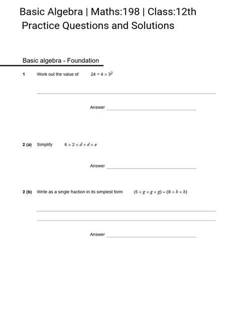 Basic Algebra198 Pdf Arithmetic Algebra