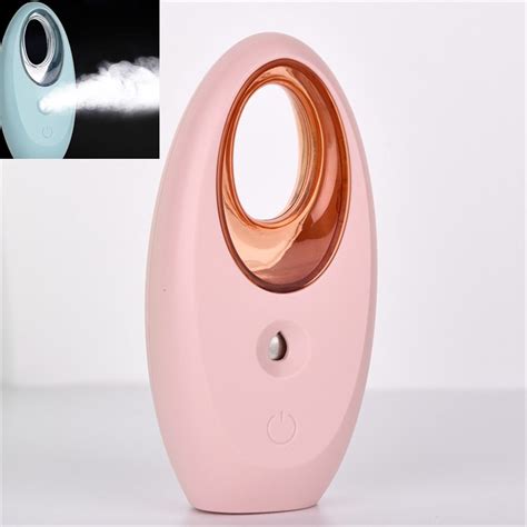 30ml 알코올 소독 분무기 휴대용 나노 스프레이 김이 나는 얼굴 수분 측정기 핑크
