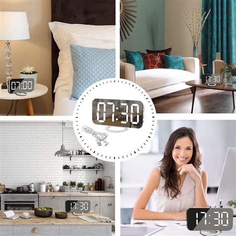 Digital Clock Large Display Electronic Digital Alarm Clock Large Screen