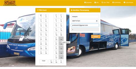 Source Code Sistem Penjualan Tiket Bus Dengan Php And Mysql Maspre