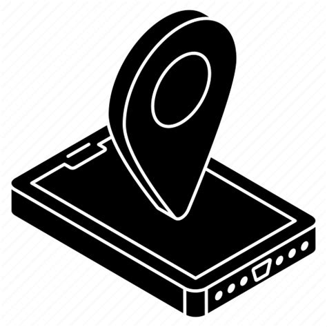 Mobile Location Map Gps Pin Navigation Icon Download On Iconfinder