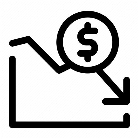 Business Chart Decrease Down Graph Loss Market Icon Download On