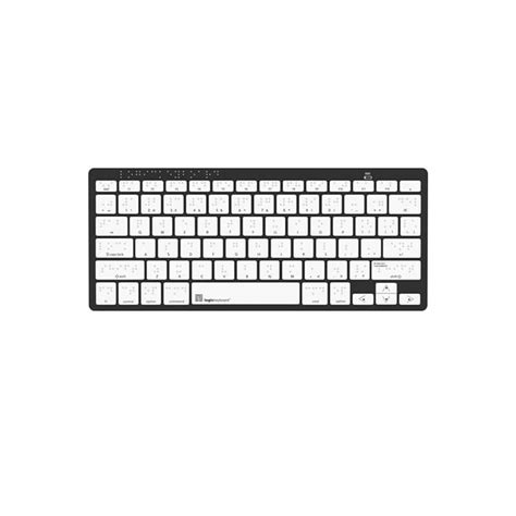 Logickeyboard Braille Keyboard Bluetooth Mac Holdan