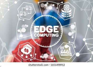 Edge Computing Data Distributed Computation Networking Stock Photo Edit Now