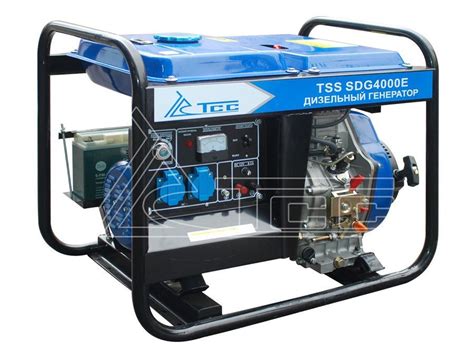 Дизельный генератор TSS SDG 4000E. Техническая характеристика дизель ...