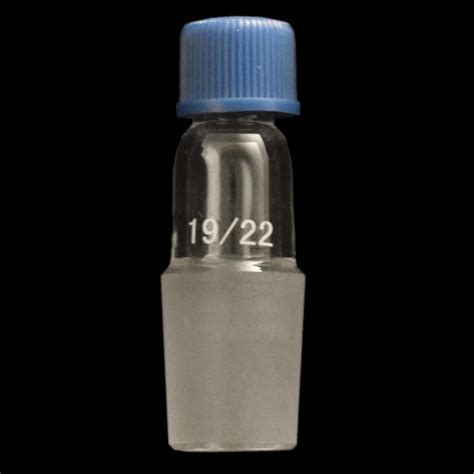 Thermometer Inlet Adapter 19 22 Joint W Compression Cap Lab Glass