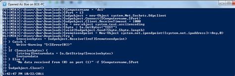Querying Udp Ports With Powershell Part 2 Learn Powershell Achieve