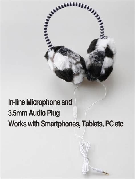 Fluffy Wired Headset SHEIN USA