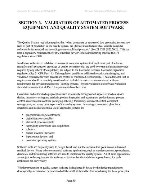Fda Software Validation Pdf