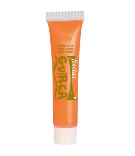 Maquillaje Neón Naranja Caracterización De Disfraces En 24h
