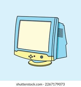 Illustration Monitor Computer Monitor Vector Monitor Stock Vector Royalty Free
