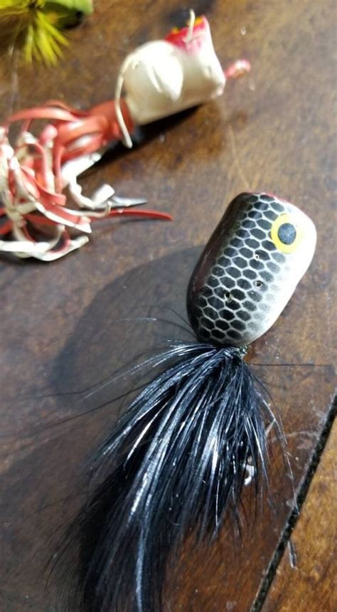Vintage Arbogast Hula Popper Frog Bass Fly Rod Fishing Etsy
