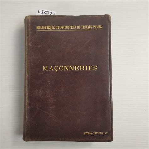 Maconneries Eugene Simonet Viq Dunod Francese Retroforce