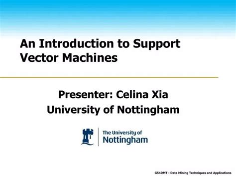PPT An Introduction To Support Vector Machines PowerPoint Presentation ID