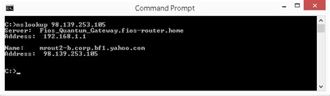 Tutorial On Nslookup Command Line Tool To Query Dns Records Examples