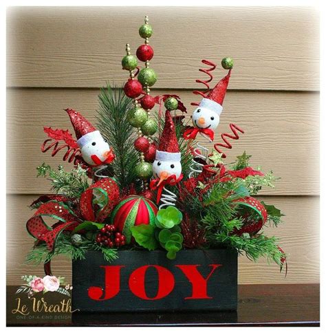Le Wreath 80f Christmas Centerpieces Diy Christmas Arrangements