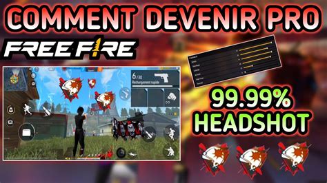 COMMENT DEVENIR PRO SUR FREE FIRE 2023 FAIRE ONE TAP SUR FREE FIRE