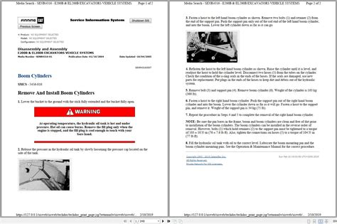 Cat Excavator El200b 7df Operators Service Manual And Schematics