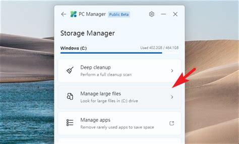 How To Quickly Find And Delete Large Files Using Pc Manager On Windows 11 And 10