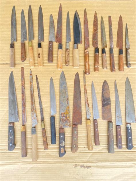 【やや傷や汚れあり】出刃包丁 和包丁 包丁 刺身包丁 関孫六 26本まとめて売るの落札情報詳細 ヤフオク落札価格検索 オークフリー