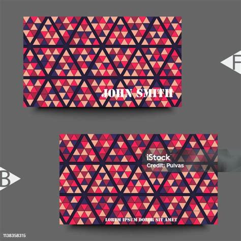 기하학적 패턴으로 추상적인 배경입니다 명함 서식 파일입니다 Eps10 벡터 일러스트 0명에 대한 스톡 벡터 아트 및 기타 이미지 0명 공휴일 기하 도형 Istock