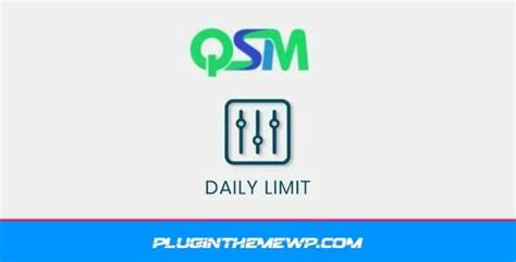 QSM Daily Limit Quiz And Survey Master V1 1 4 Plugin Theme WP