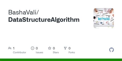 GitHub BashaVali DataStructureAlgorithm
