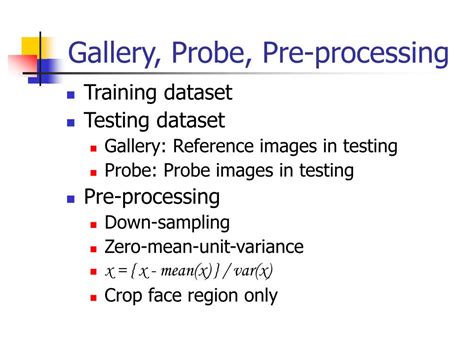 PPT Subspace Representation For Face Recognition PowerPoint Presentation ID