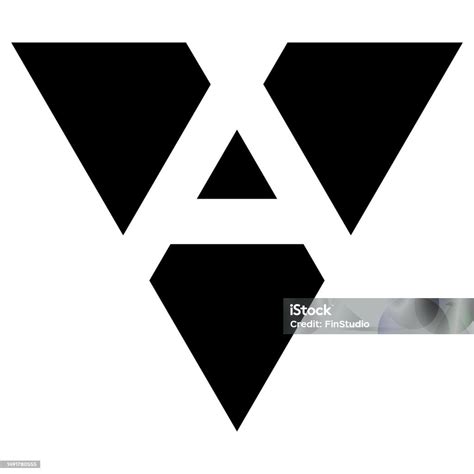 Logo Av Initial Innovant Professionnel Et Logo Va Lettre Av Ou Va
