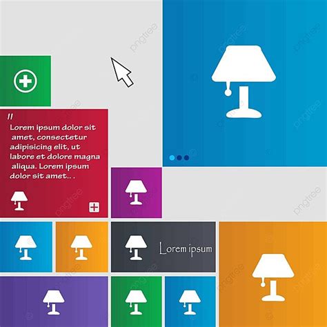 Vector Set Of Modern Interface Website Buttons With Cursor Pointer