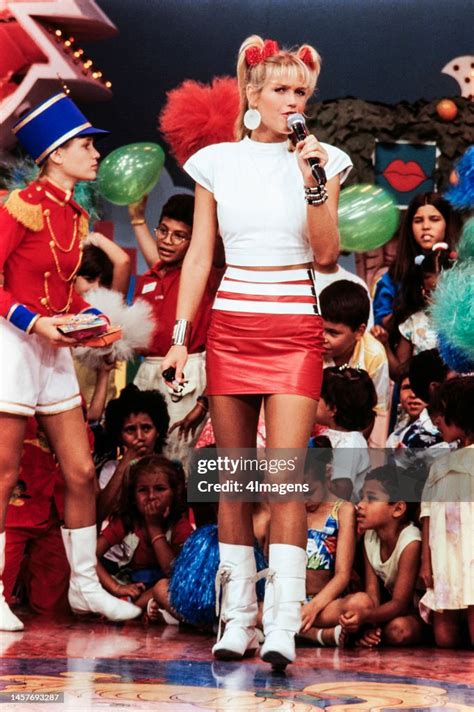 Maria Da Graça Xuxa Meneghel Better Known As Xuxa Appears On A