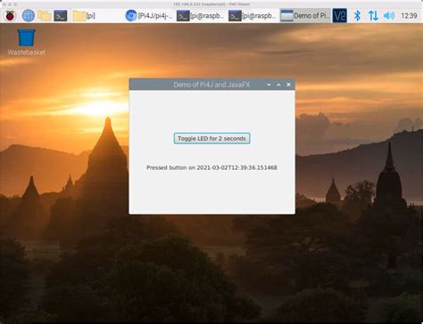User Interface With Javafx Pi4j
