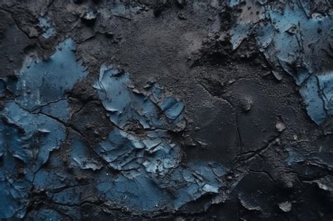 Fondo De Textura Grunge Azul Marino Oscuro Foto Premium