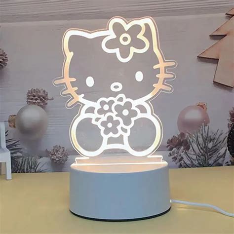 Hello Kitty Kerokero Keroppi My Melody Creative Cartoon Bedside Night