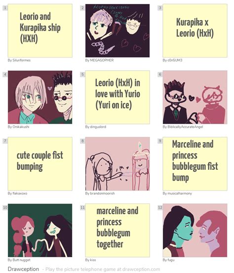 Leorio And Kurapika Ship Hxh Drawception